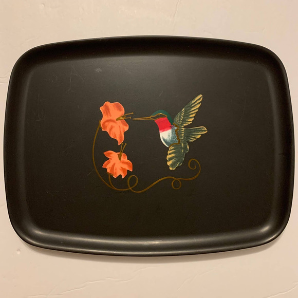 Couroc | Dining | Couroc Vintage Mcm Hummingbird Serving Platter Htf ...
